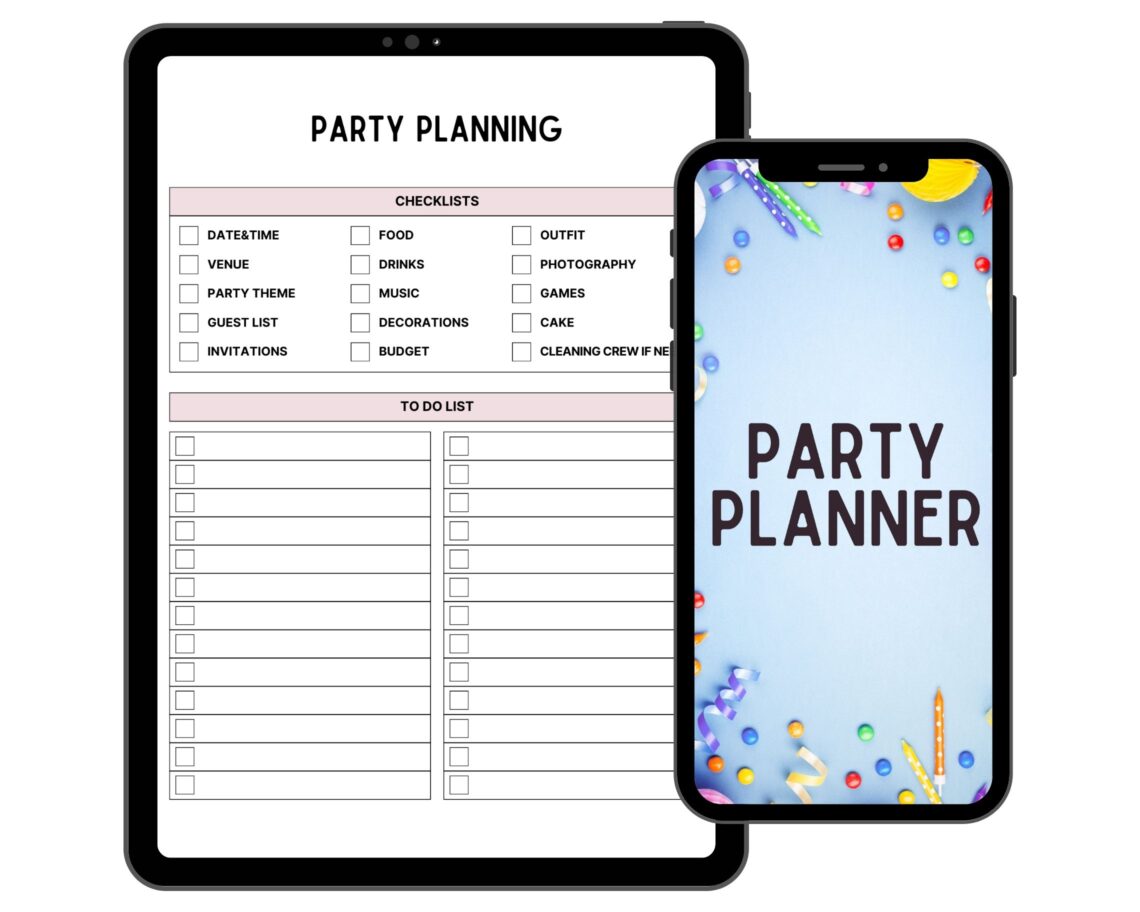 The Ultimate Party Planning Printable Planner - The Withers Co