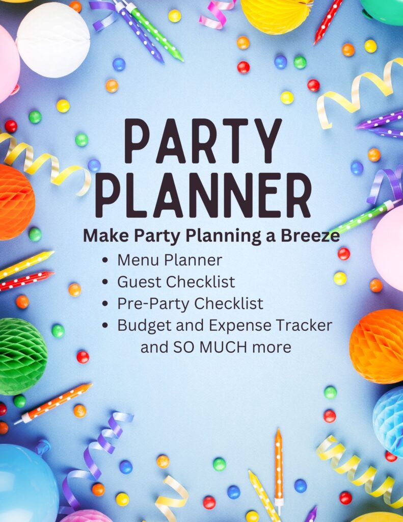 The Ultimate Party Planning Printable Planner - The Withers Co